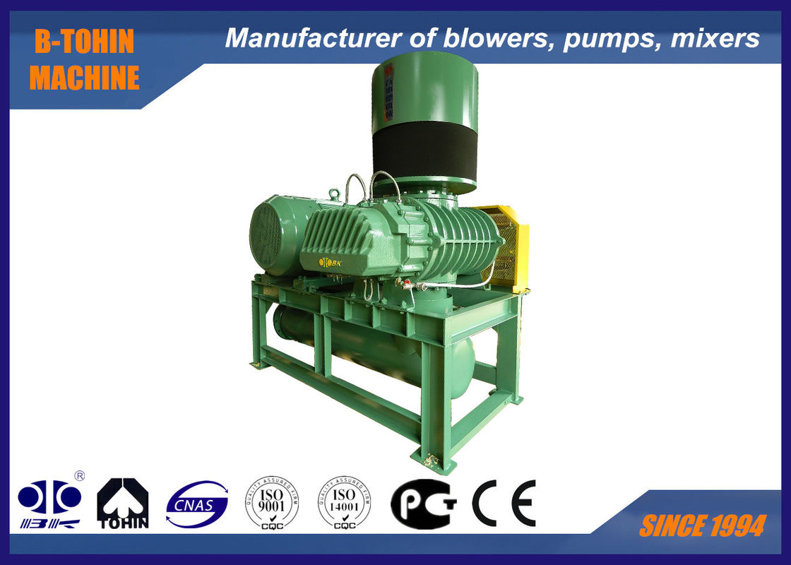 Air Roots Rotary Lobe Blower , 100-150KPA air pneumatic conveying blower