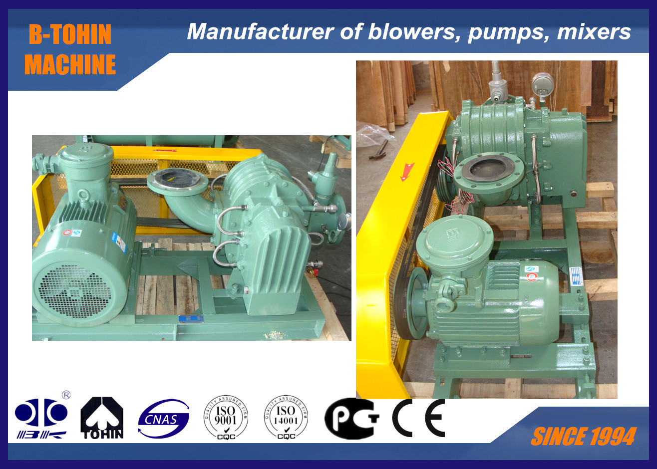 7.96-18.78m3/min Roots Biogas Blower for bio gas with Water Cooling type