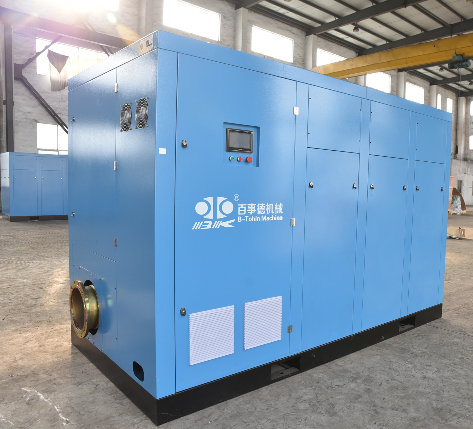 VFD Rotary Lobe Air Blower Roots Blue Twin Lobe Rotary