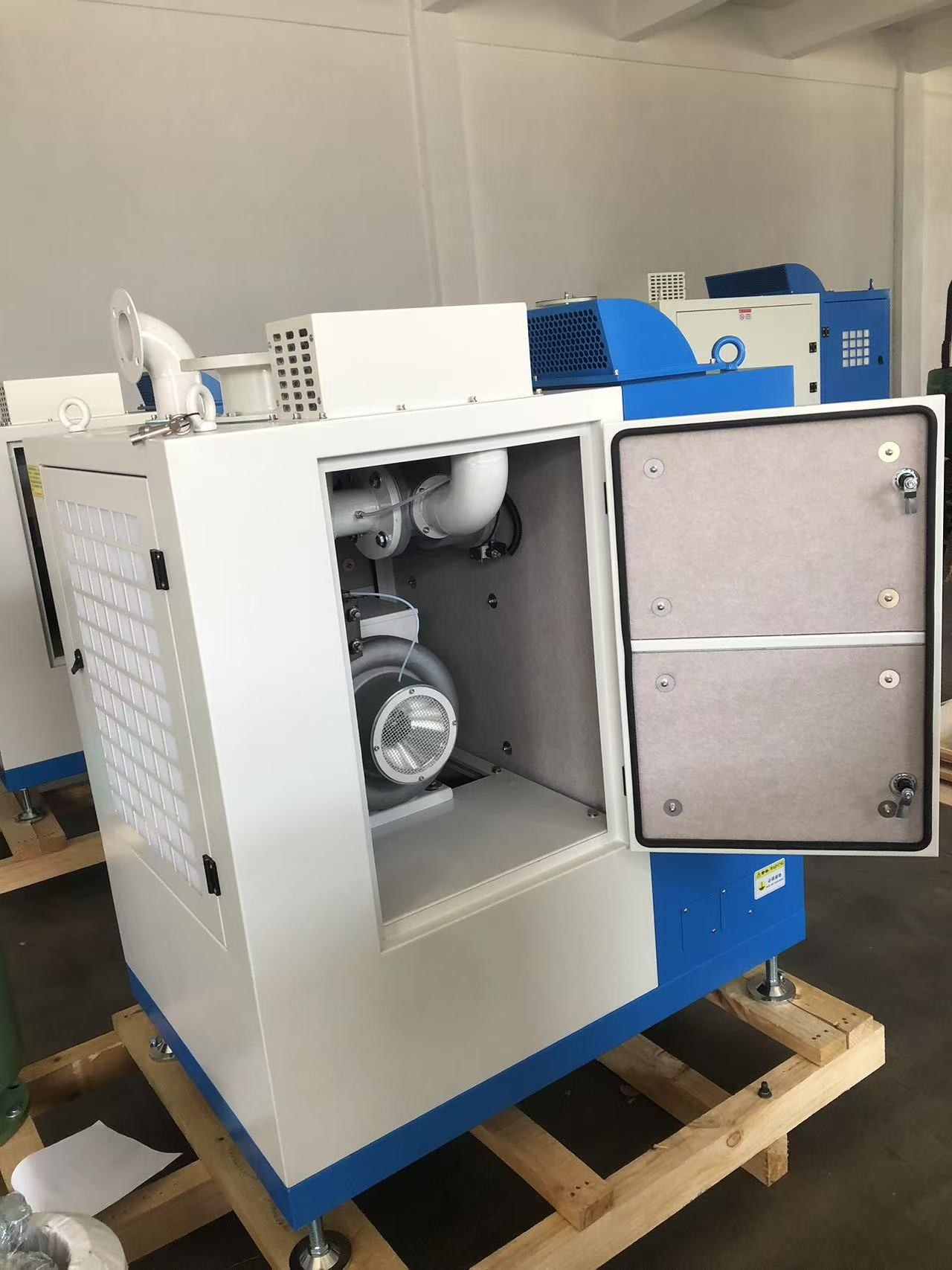 7.3m3/min Flow Rate 80DN Air Suspension Bearing Centrifugal Blower For ...