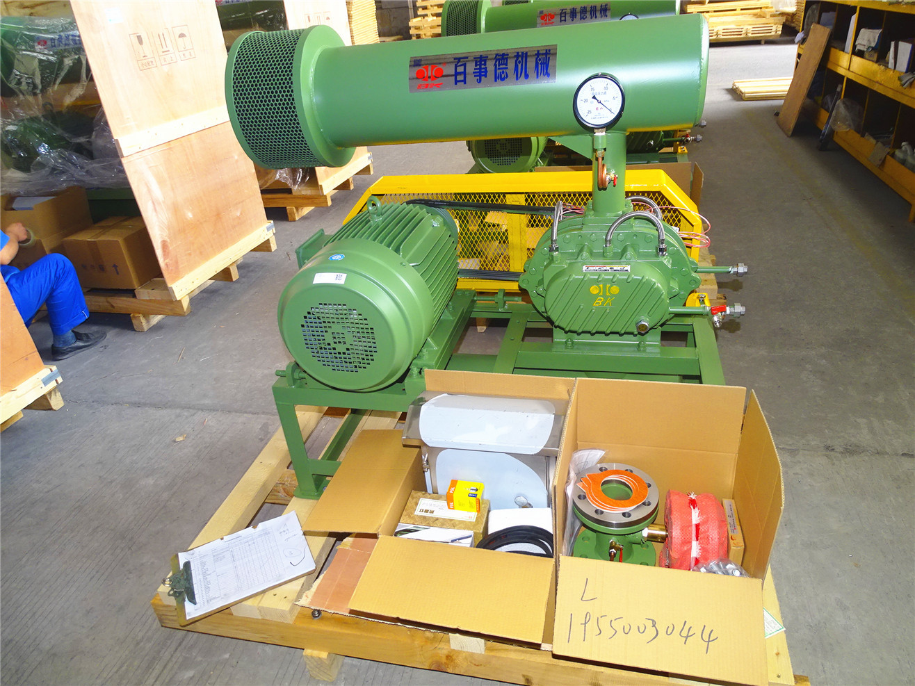 Positive Displacement Fertilizer Steel Roots Rotary Lobe Blower