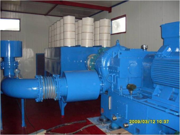 High Speed Single Stage Centrifugal Blower gear type 210m3 60KPA DN400