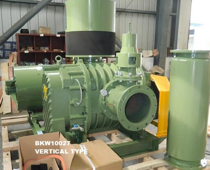 220KW Roots Rotary Lobe Blower , 6000m3/hour 100KPA high pressure blower